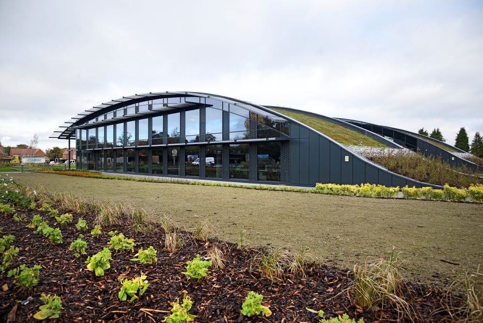 Sustainable Blinds are a Hit for CABI Low Carbon Building
